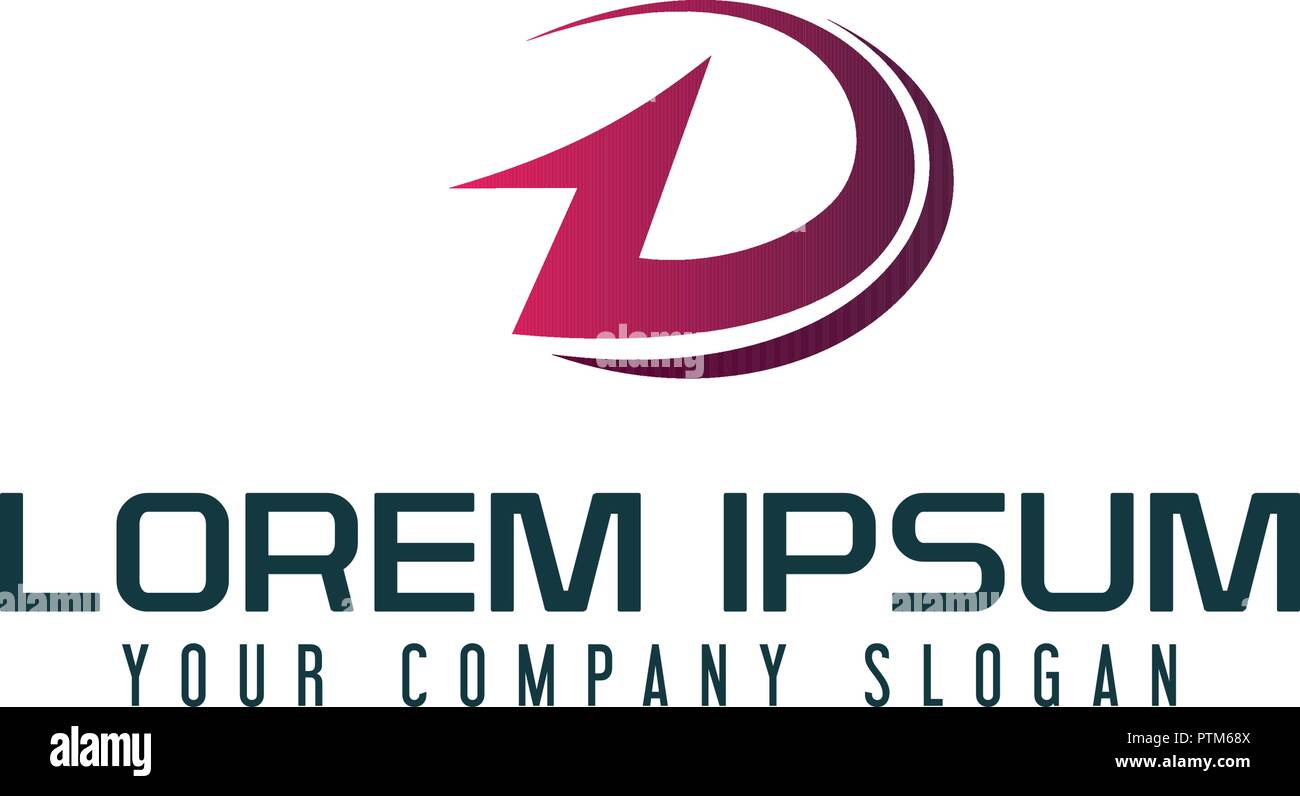 Letter D logo design concept template Stock Vector Image & Art - Alamy