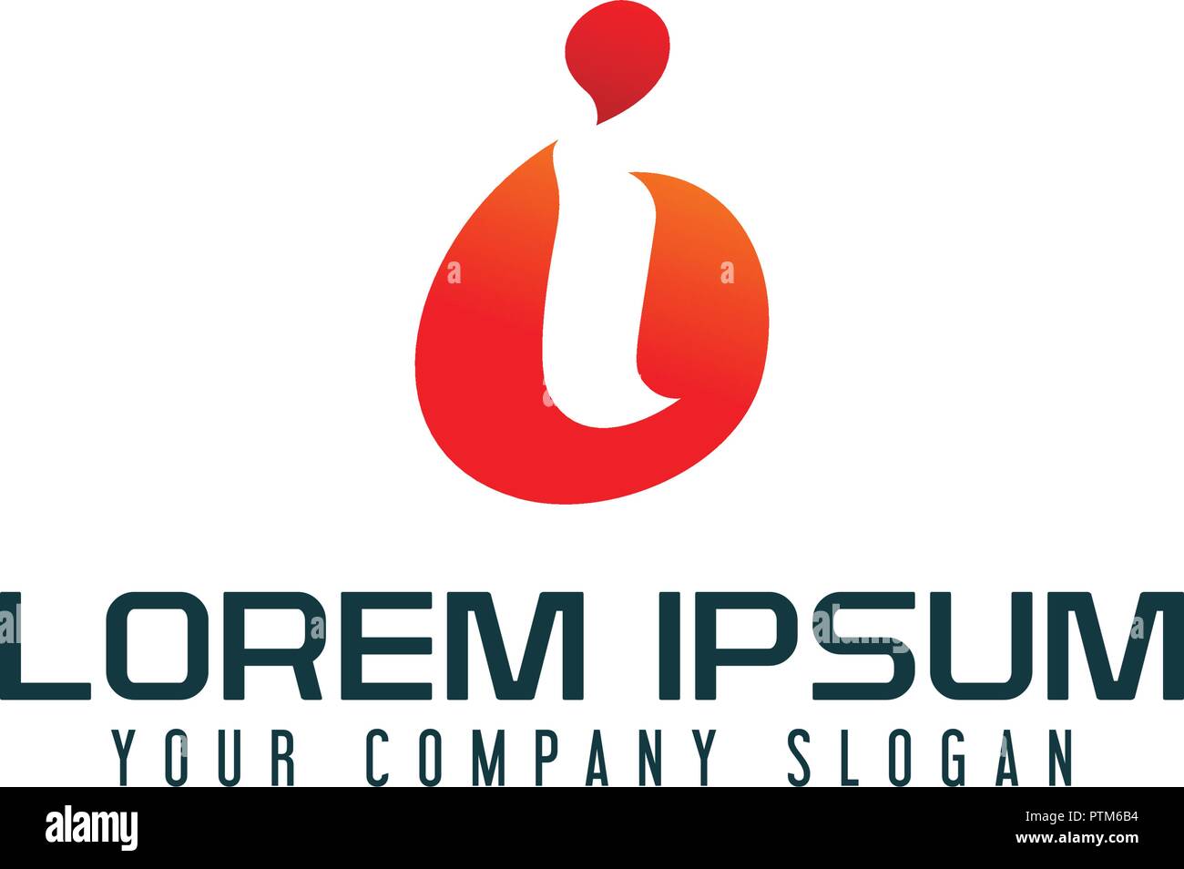 Letter i logo hi-res stock photography and images - Alamy