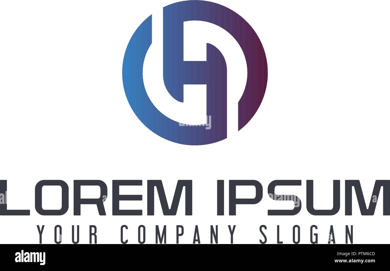 Letter H logo design concept template Stock Vector Image & Art - Alamy