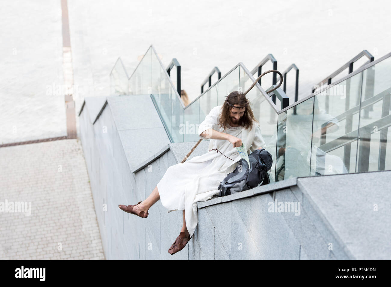 Side view jesus hi-res stock photography and images - Alamy