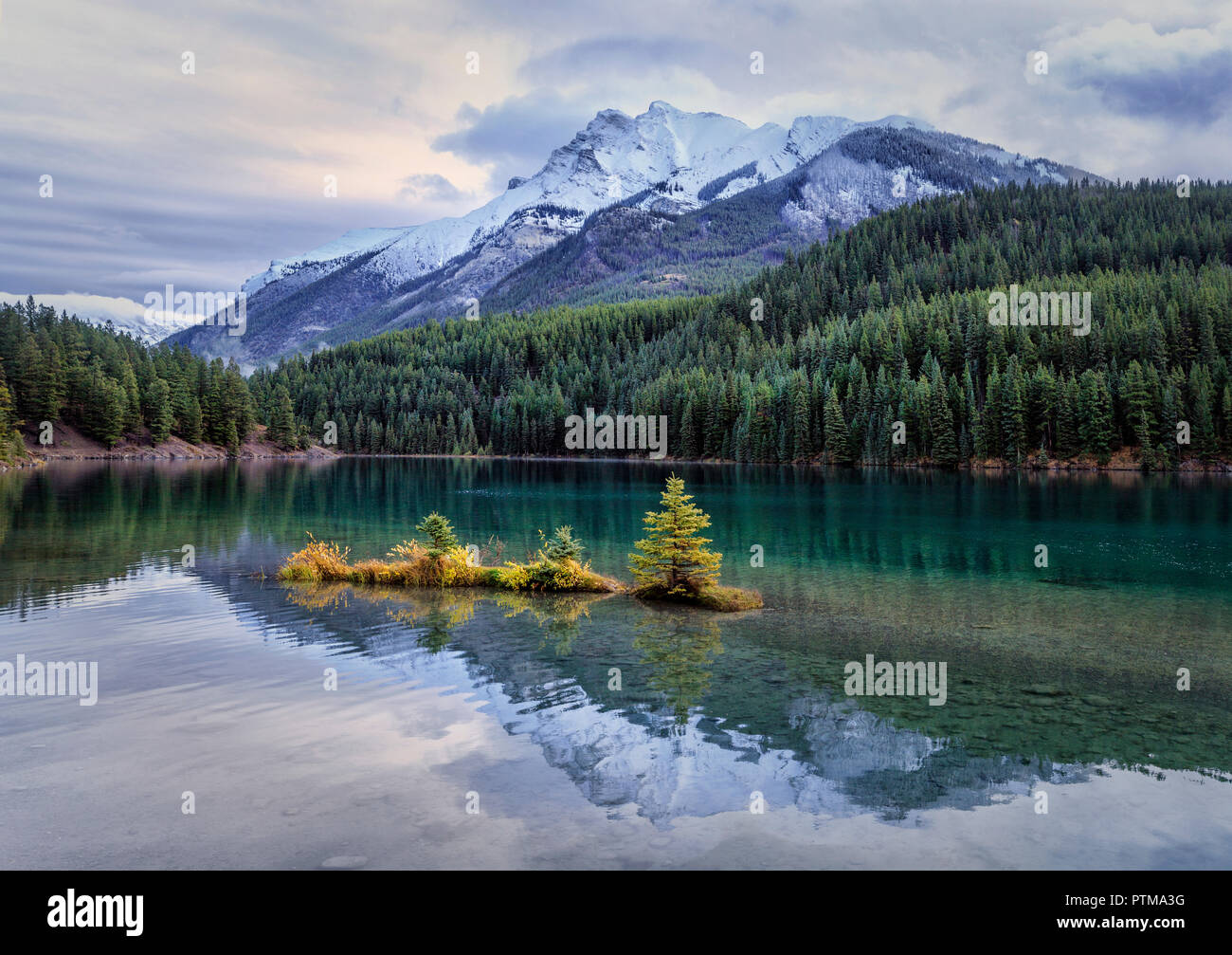 Two Jack Lake, Banff National Park, Alberta, Canada Stock Photo - Alamy