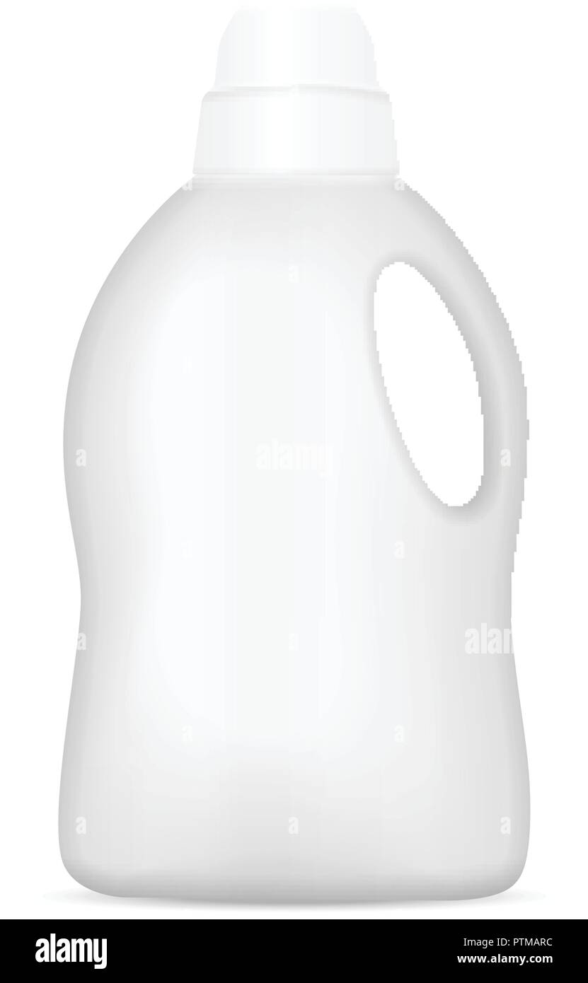 Detergent bottle on a white background. Vector illustration Stock ...