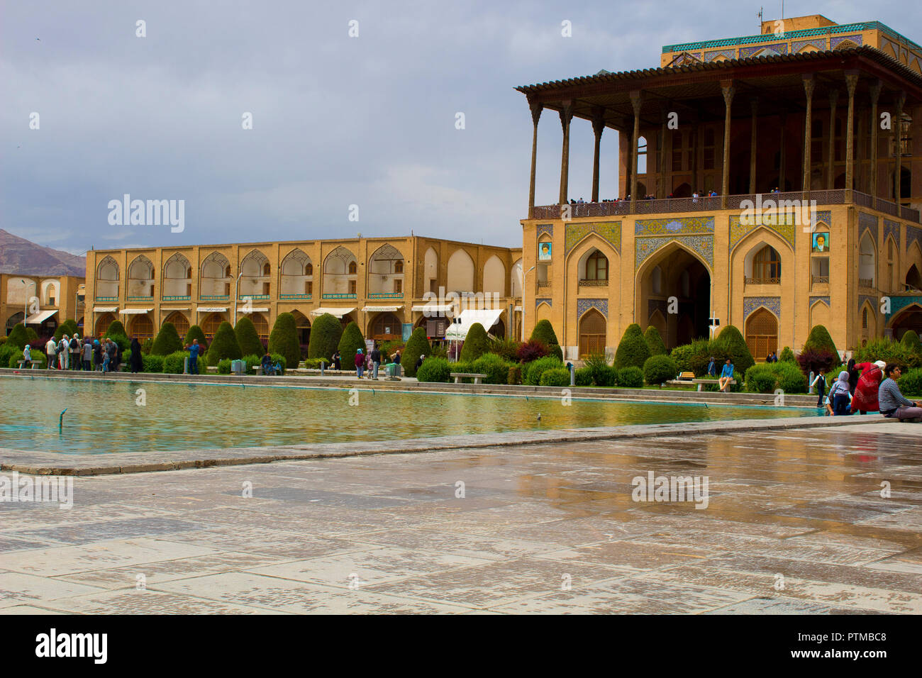 A historical place in Iran is Naghshe Jahan square Stock Photo - Alamy