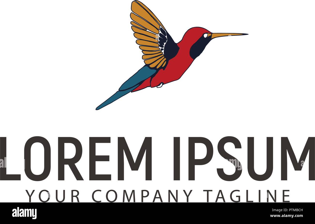 Hummingbird logo hi-res stock photography and images - Alamy