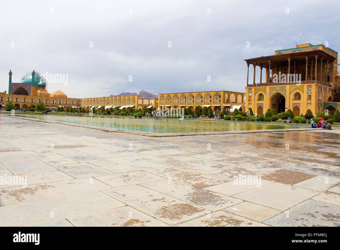 A historical place in Iran is Naghshe Jahan square Stock Photo - Alamy
