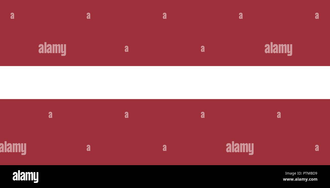 Flag of Latvia in official proportions and colors, vector Stock Vector ...