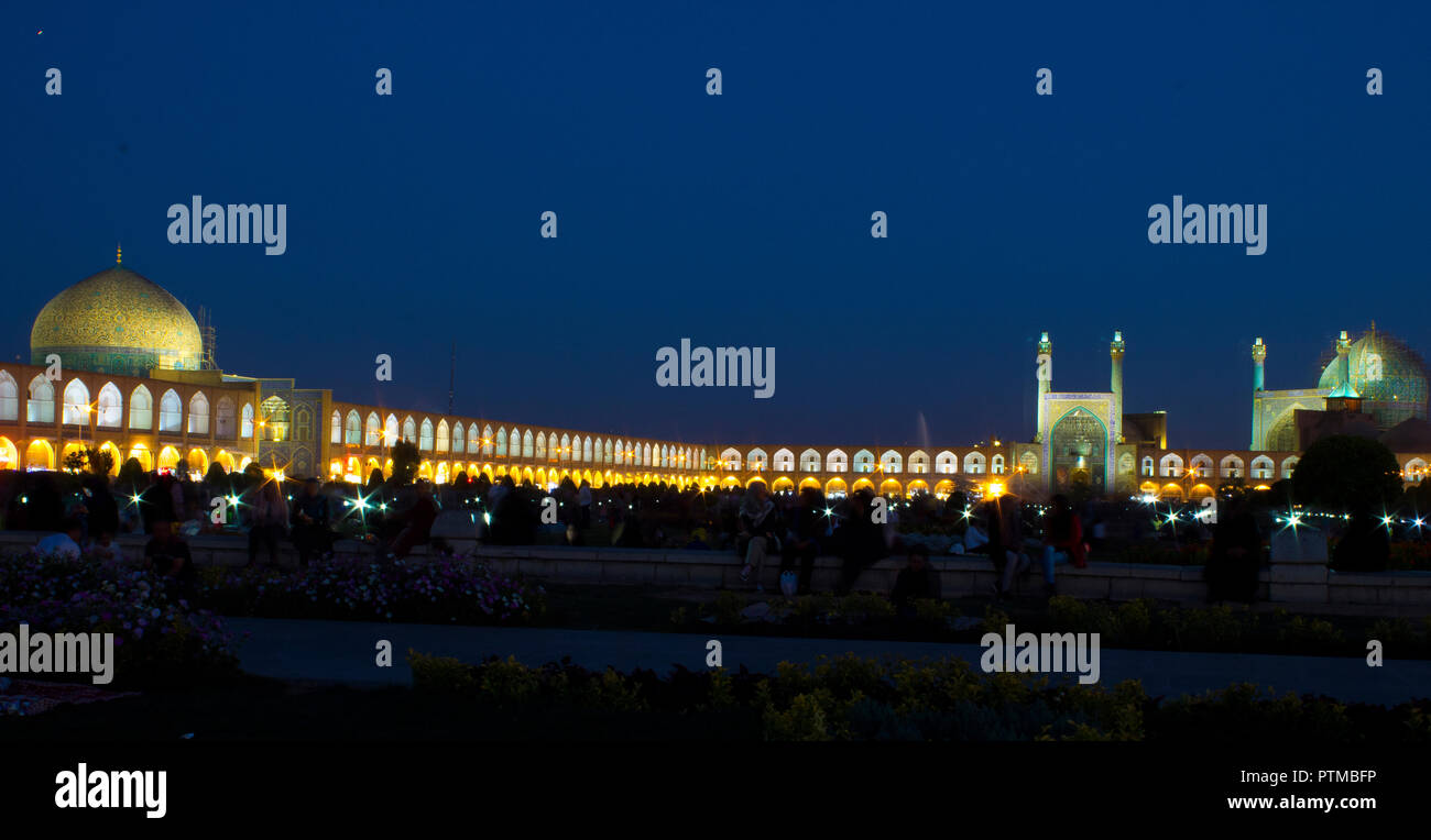 A historical place in Iran is Naghshe Jahan square Stock Photo - Alamy
