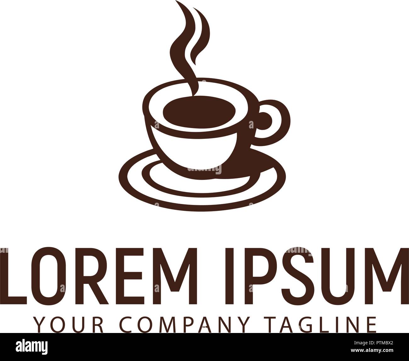 coffee cup logo design concept template Stock Vector Image & Art - Alamy