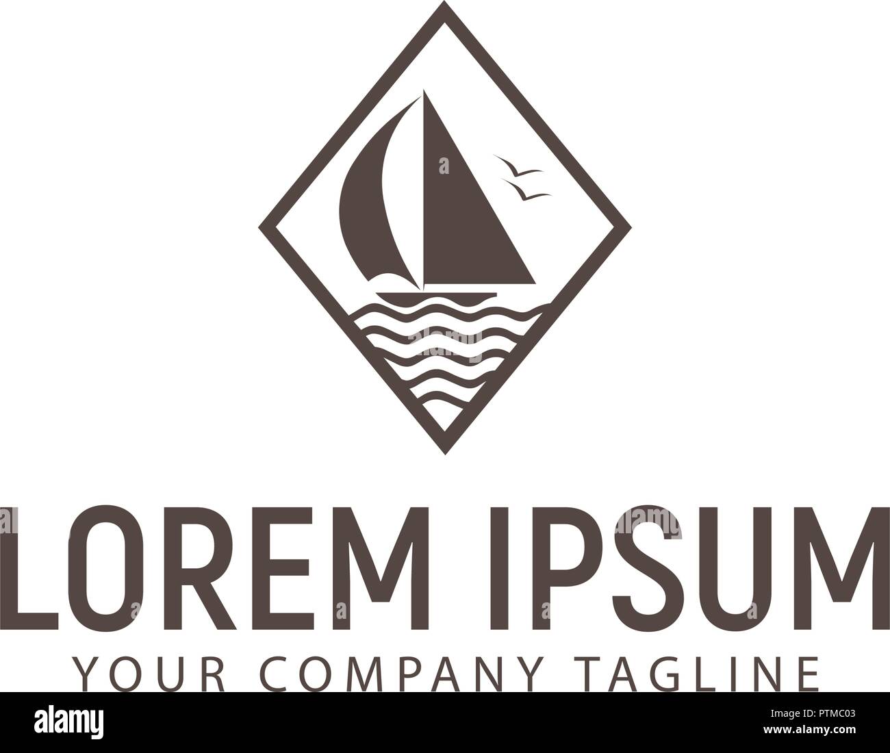 Concept marine cargo port Stock Vector Images - Alamy