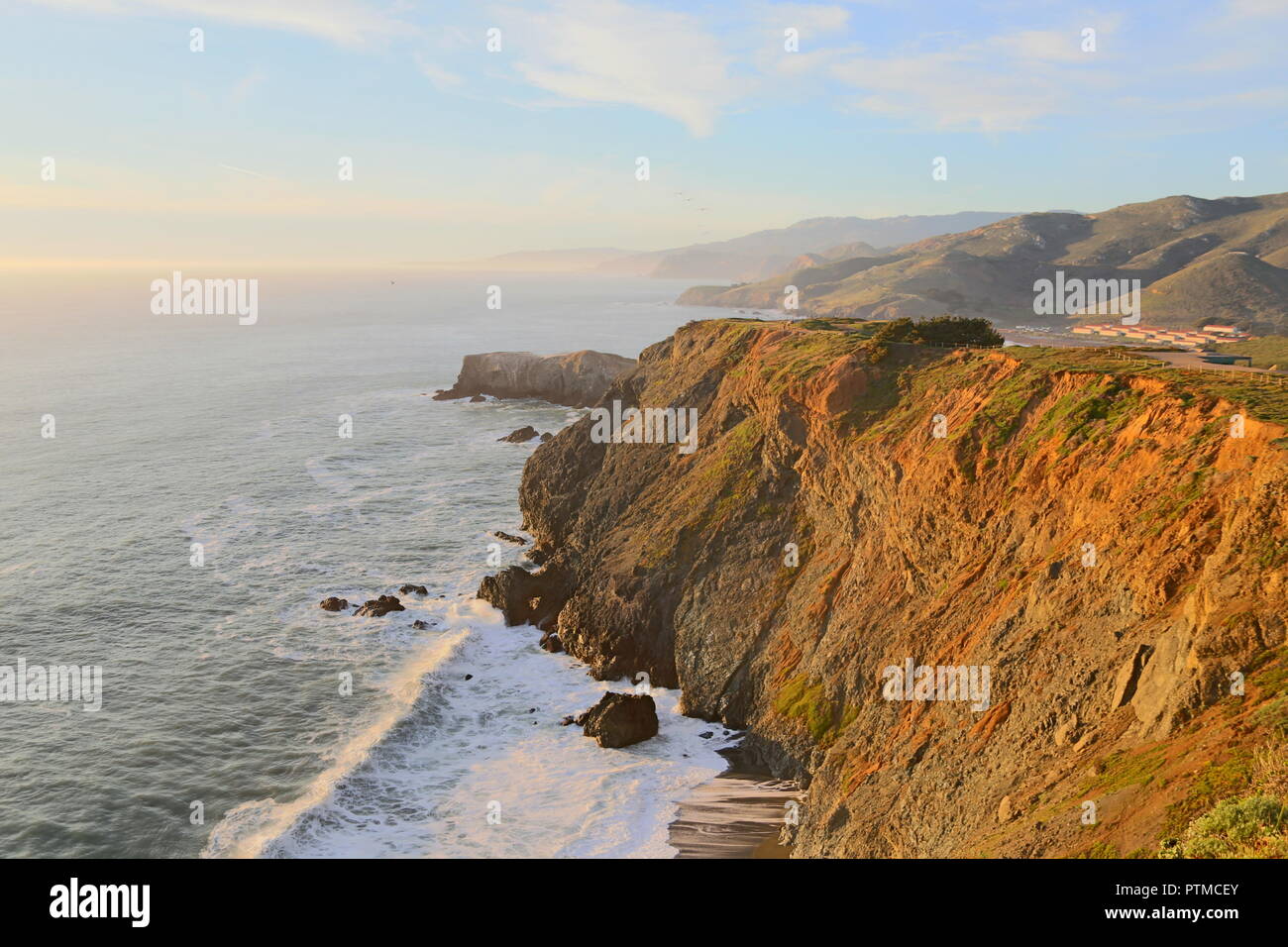 Marin County Headlands, Coastal View, Pacific Ocean Stock Photo - Alamy