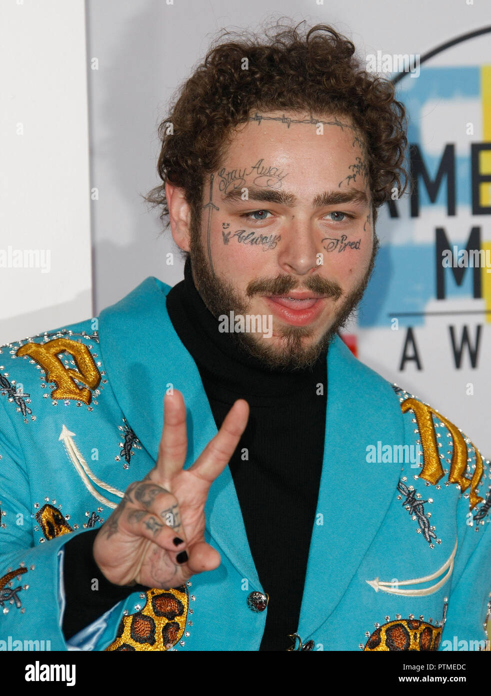 Los Angeles, Ca, USA. 09th Oct, 2018. Post Malone attends the 2018 ...
