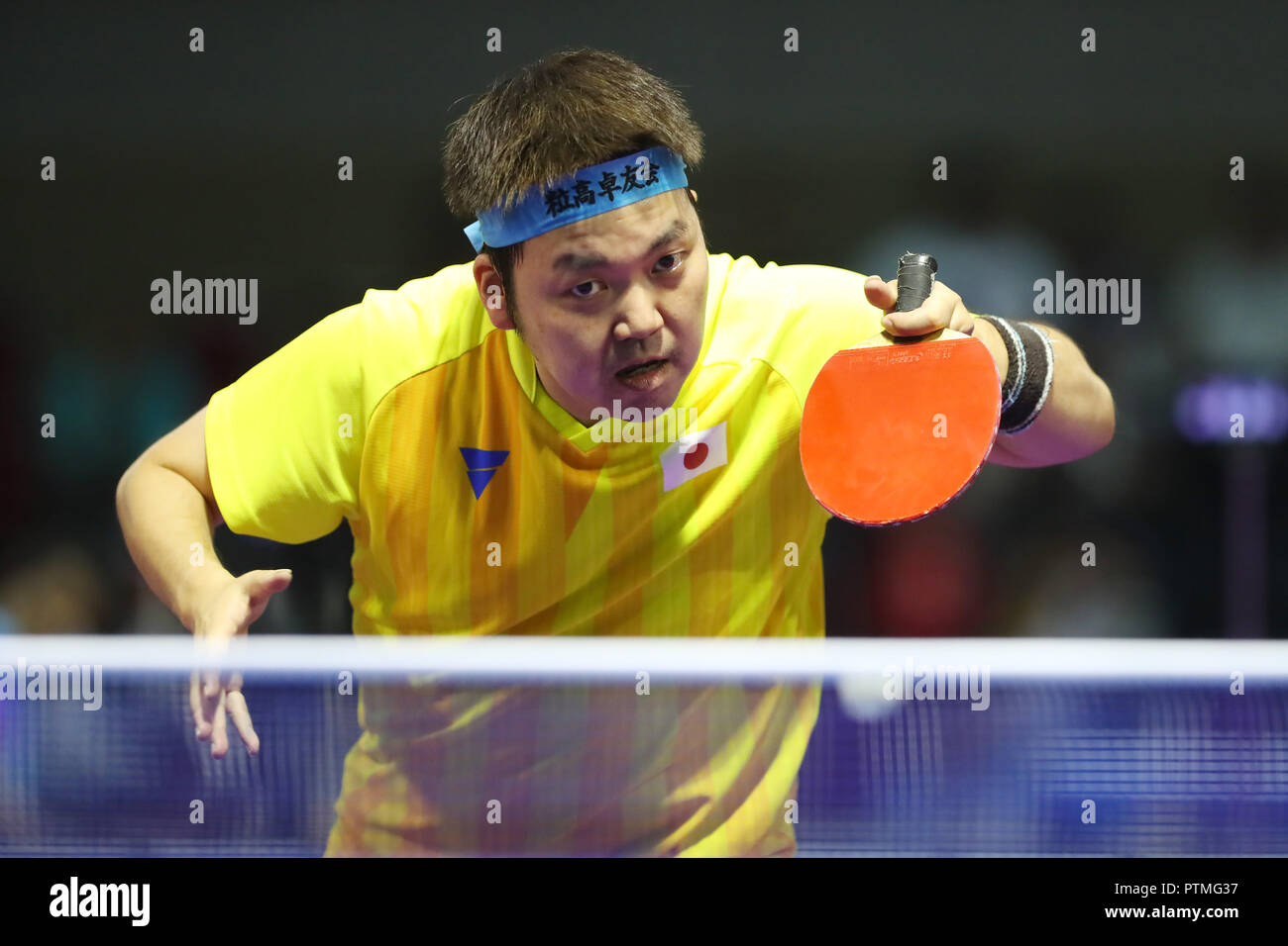 Jakarta, Indonesia. 9th Oct, 2018. Takashi Takeda (JPN) Table Tennis ...