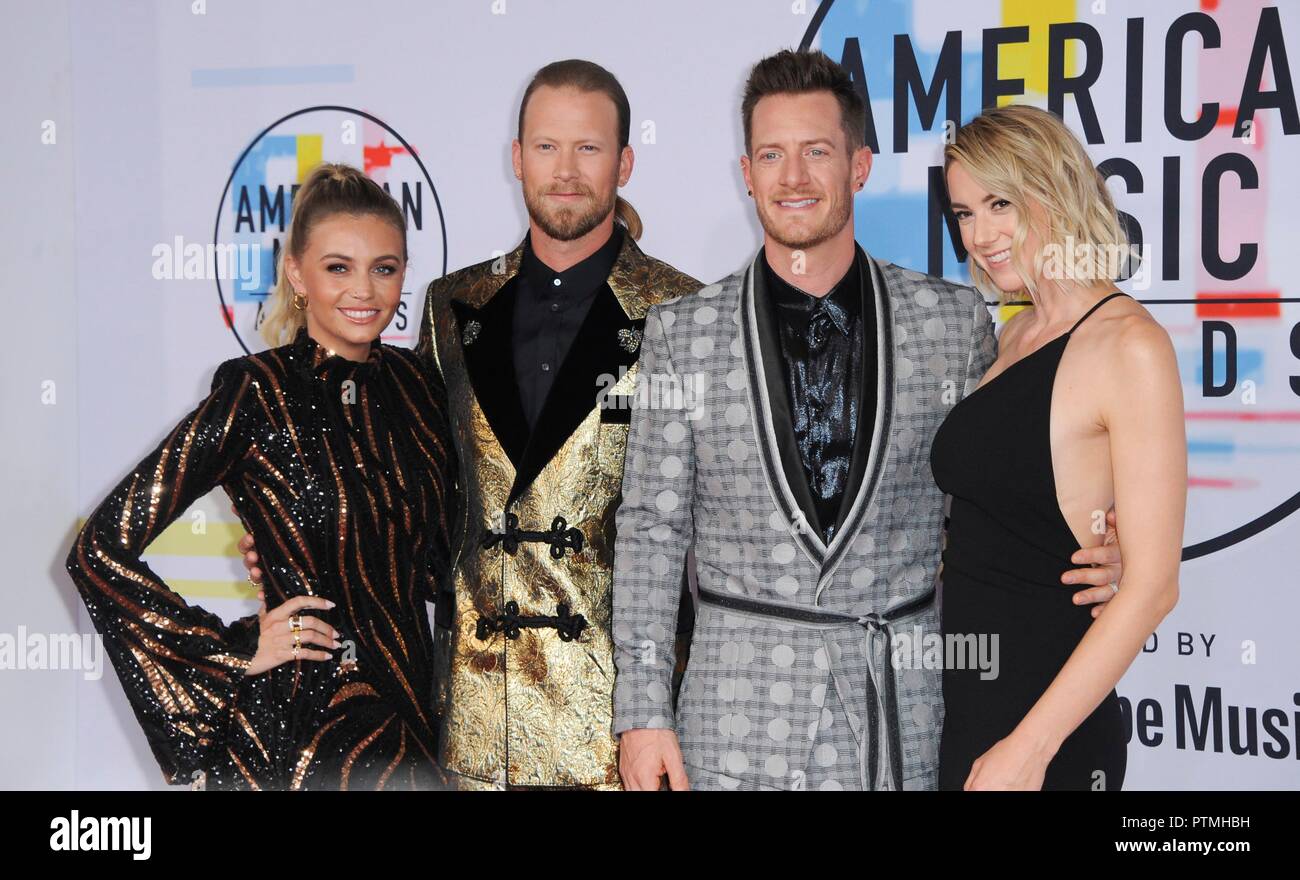 Tyler hubbard of florida georgia line and hayley stommel hi-res stock ...