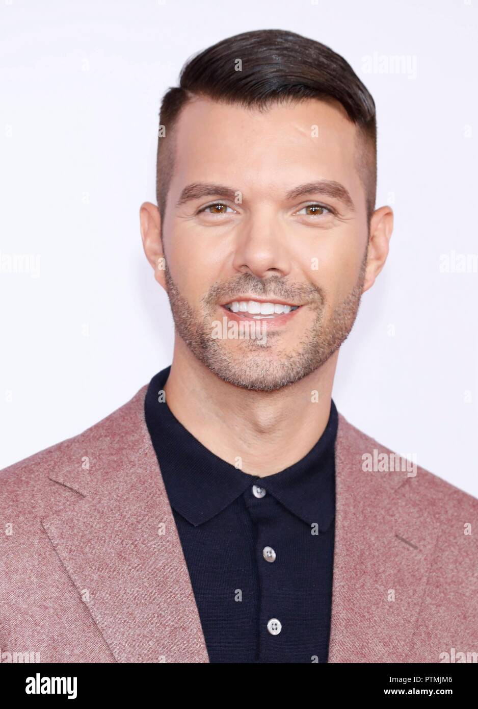 Los Angeles, USA. 9th Oct 2018. AJ Gibson attends the 2018 American ...