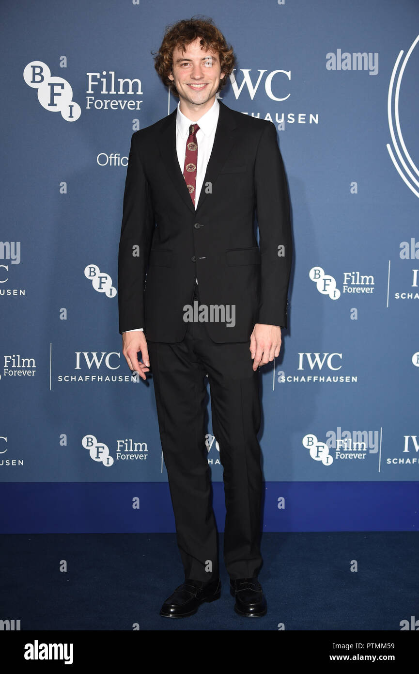 London, UK. October 09, 2018: Josh Whitehead arriving for the 2018 IWC ...