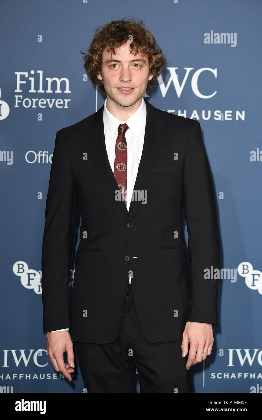 London, UK. October 09, 2018: Josh Whitehead arriving for the 2018 IWC ...