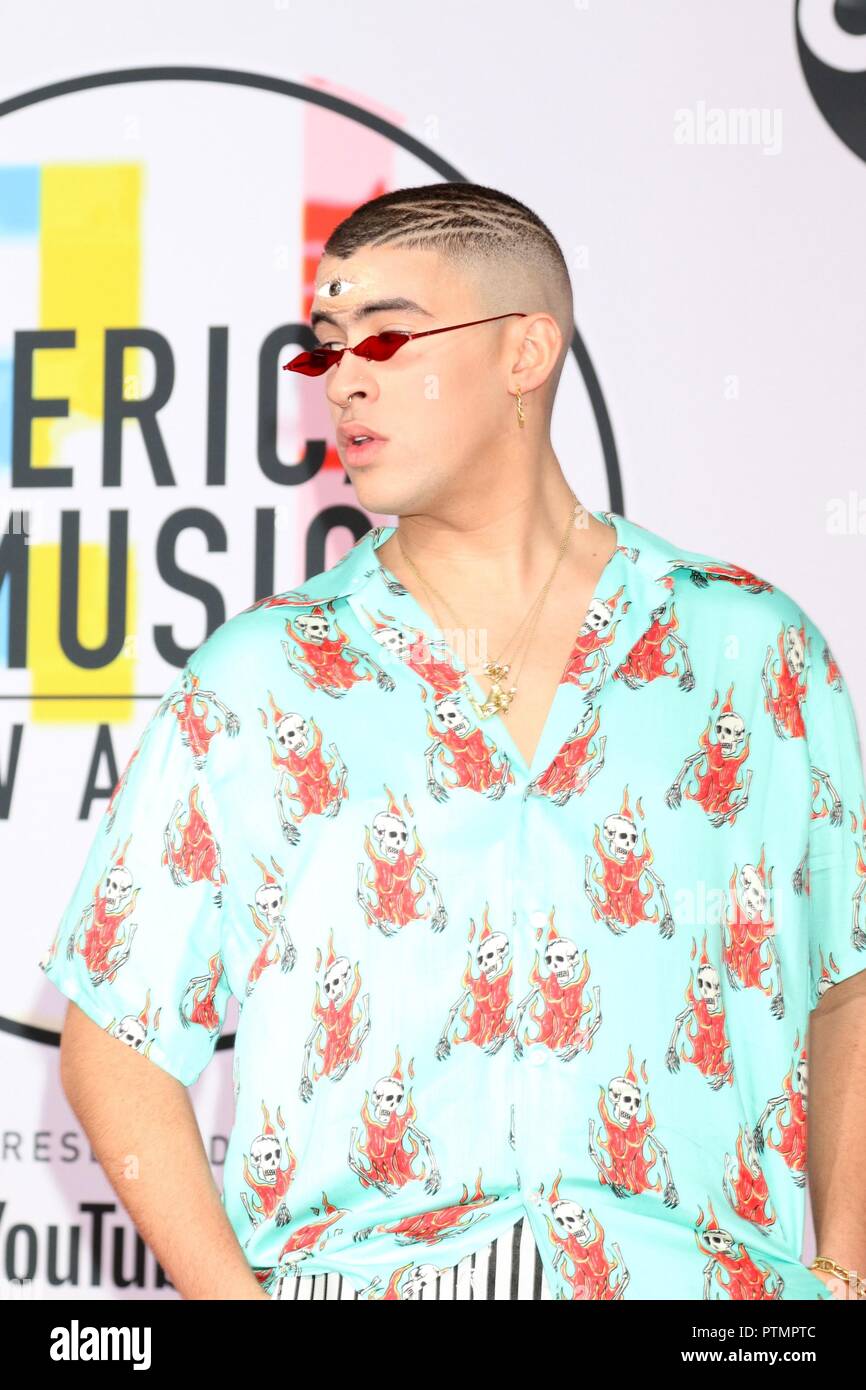 Bad bunny 2018 american music awards hi-res stock photography and ...