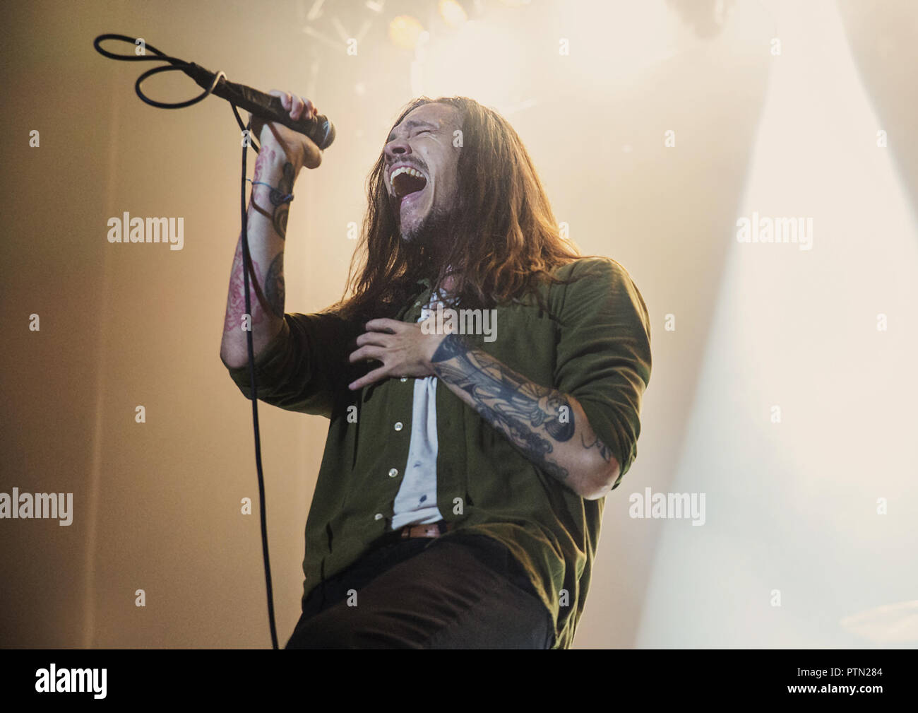 Incubus Performing at Manchester O2 Apollo Featuring: Incubus, Brandon ...