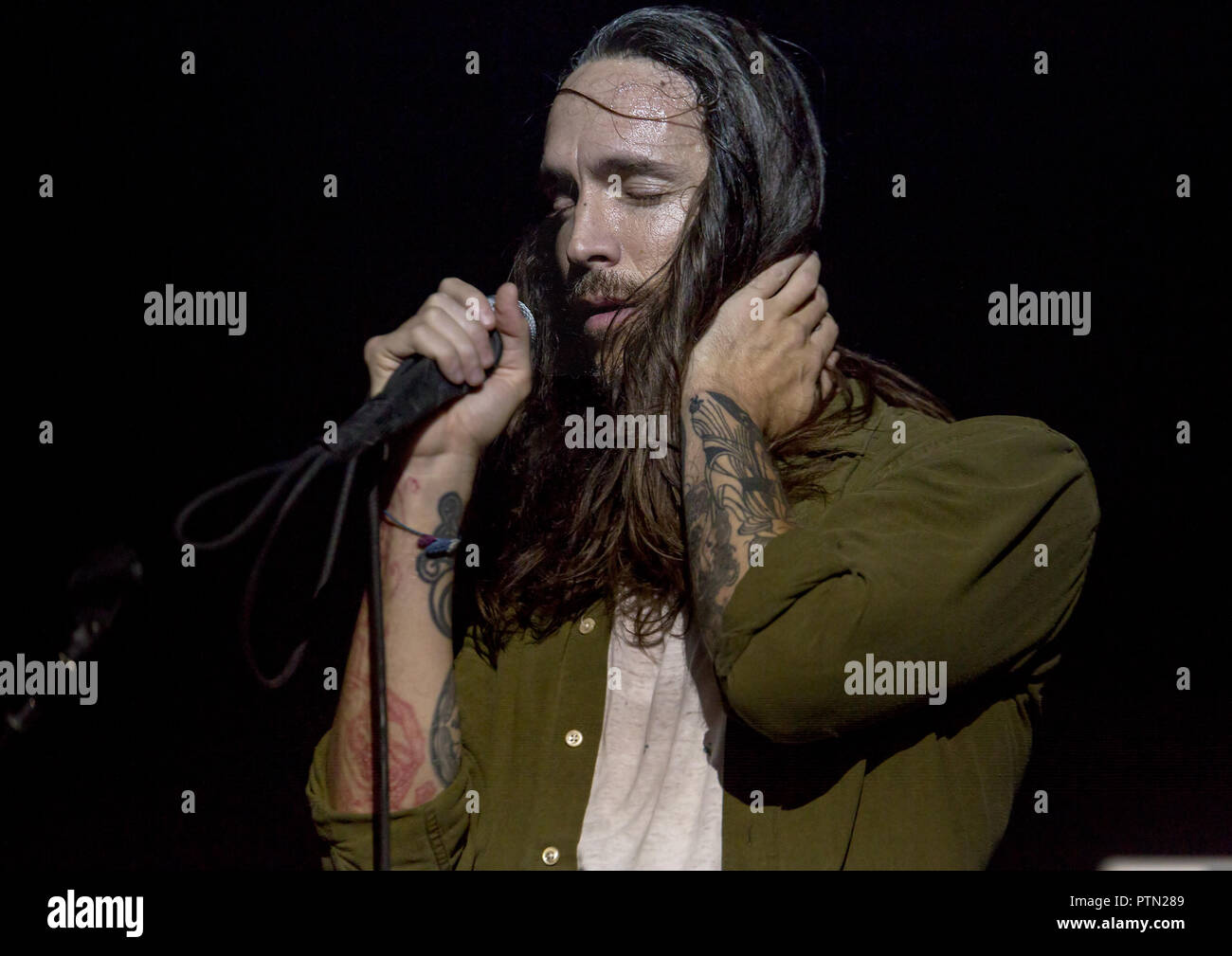 Incubus Performing at Manchester O2 Apollo Featuring: Incubus, Brandon ...