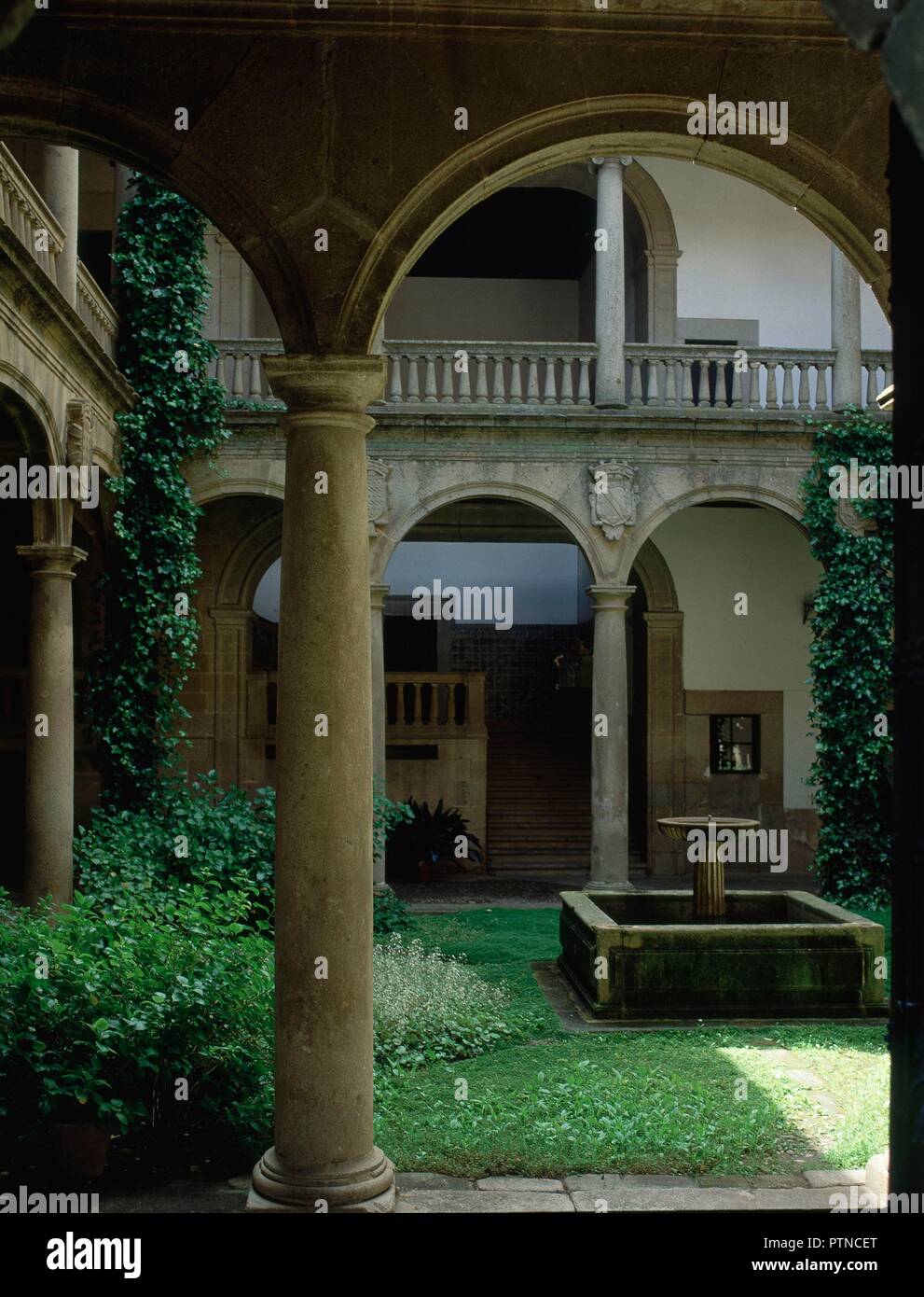 PATIO S XVI. Location: PALACIO MIRABEL. Plasencia. CACERES. SPAIN Stock ...