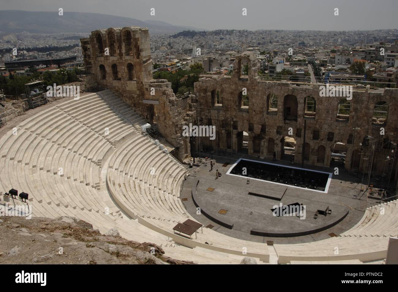 Greece. Athens. Acropolis. Odeon of Herodes Atticus. It was completed ...