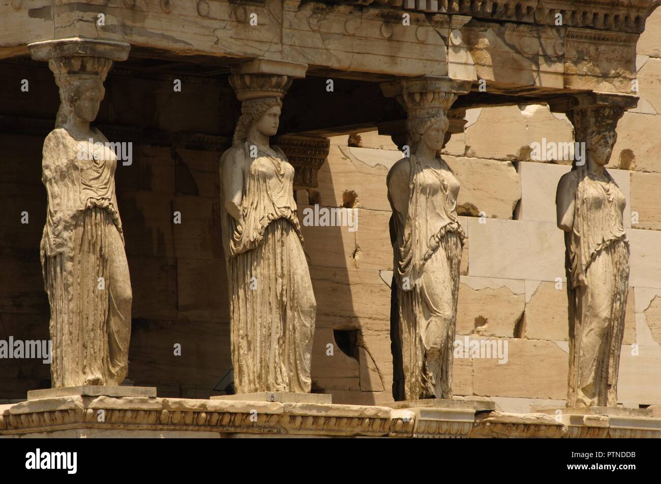 Greece. Athens. Acropolis. Erechtheion. Ionic temple which was built in ...