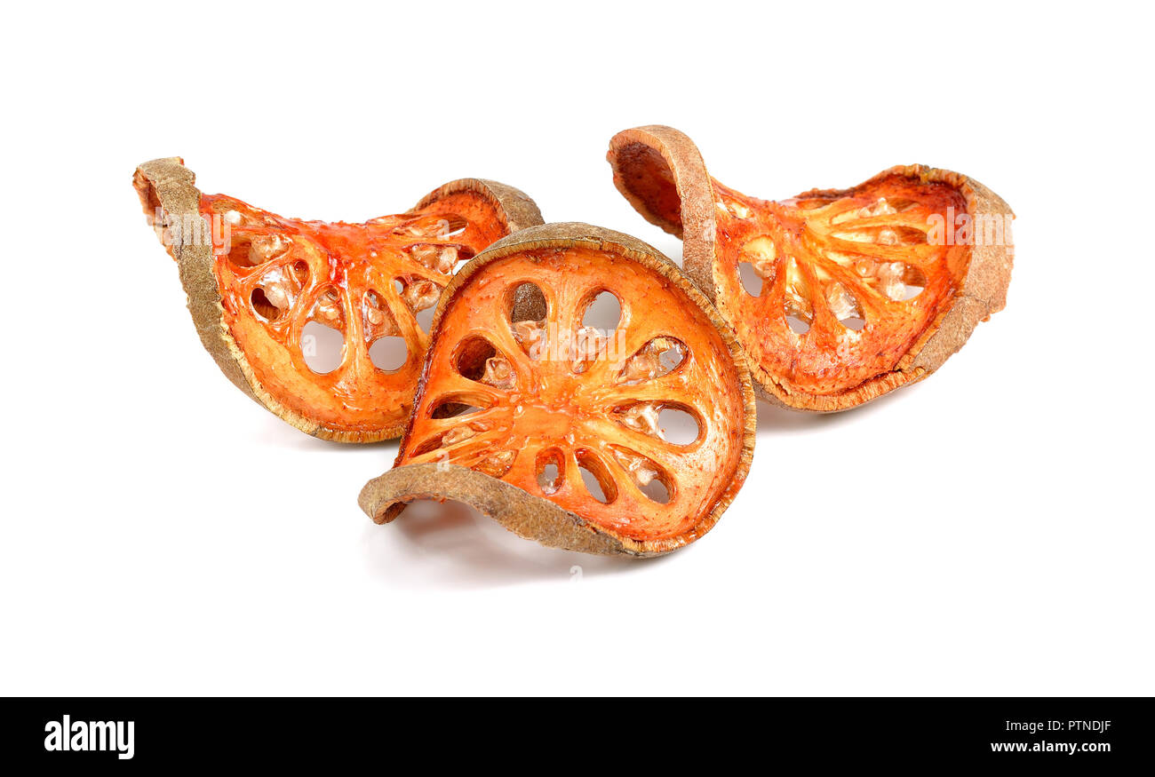 Bale Fruit dried tea slices Isolated on white background Stock Photo ...