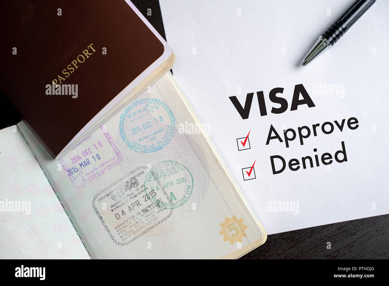 Visa Approval Stock Photos & Visa Approval Stock Images - Alamy