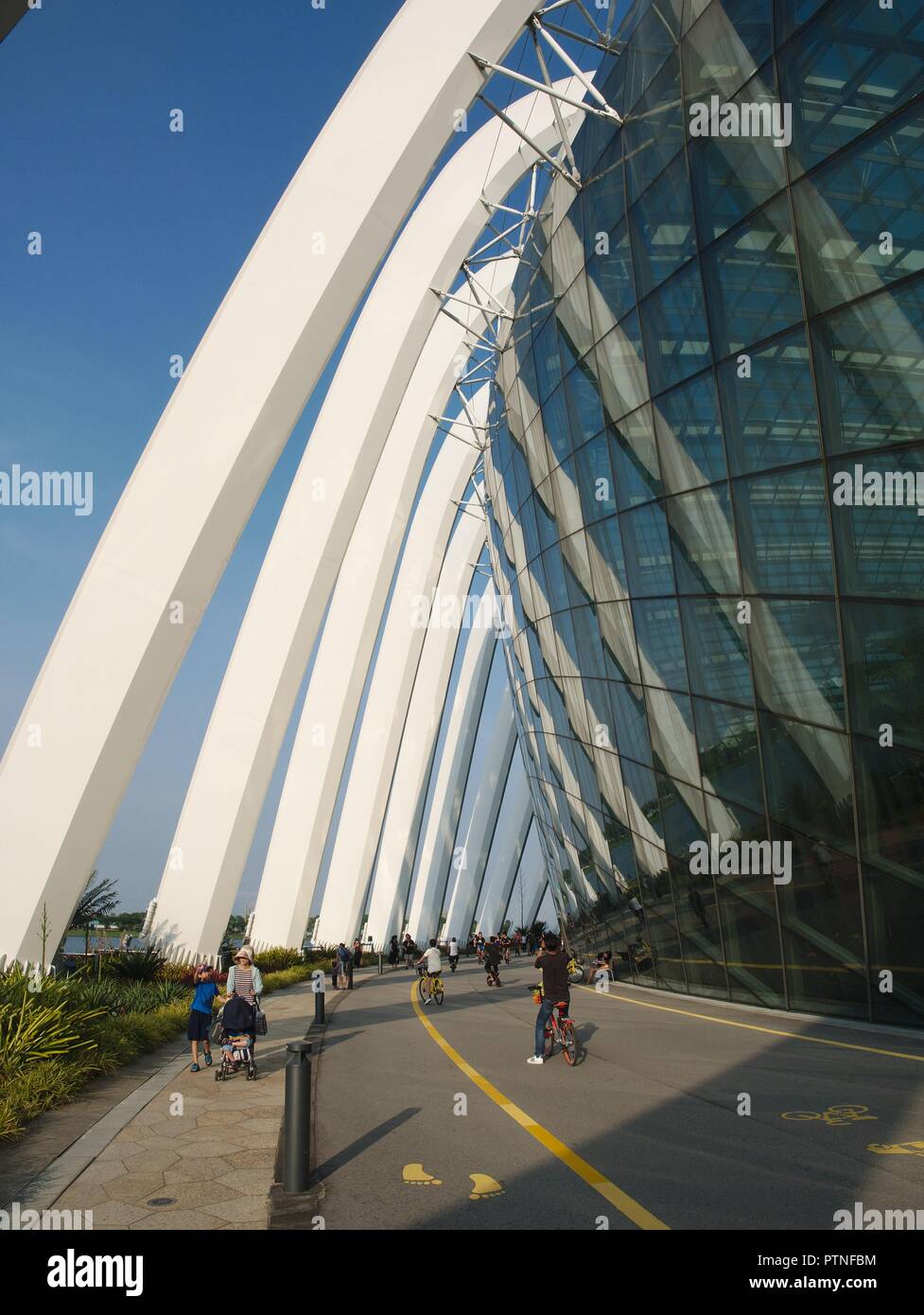Garden by the bay architecture Stock Photo - Alamy