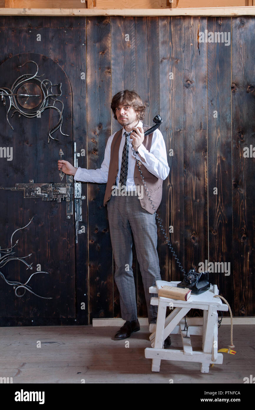 Duilio Forte portrait in his studio in Milano Stock Photo - Alamy