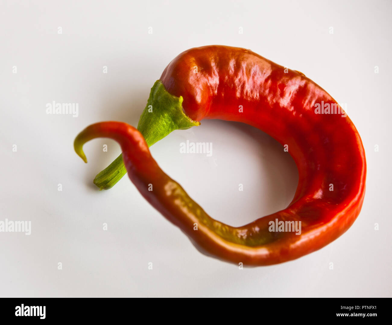 Fresh peppers of different shapes and colors Stock Photo - Alamy