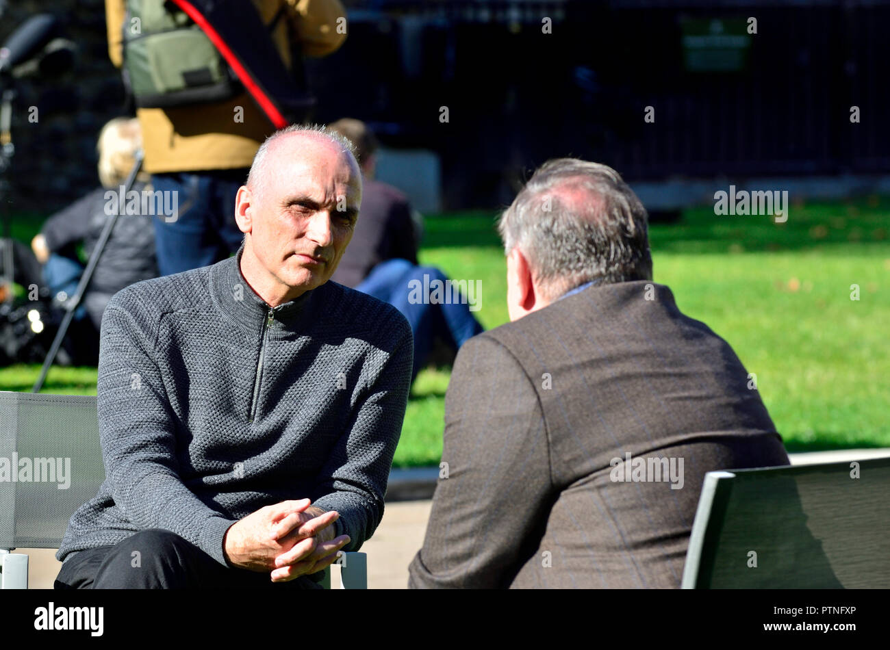 Chris Williamson MP (Labour: Derby North) being interviewed by Alex ...