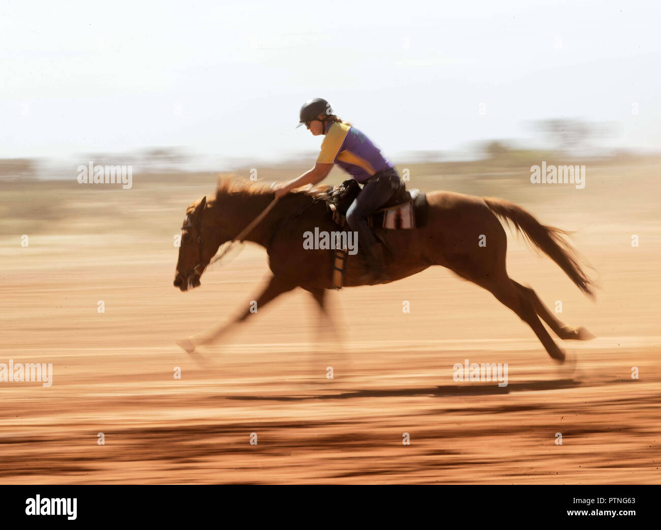 The 97th running of the annual bush horse races at Landor,,1000km north ...