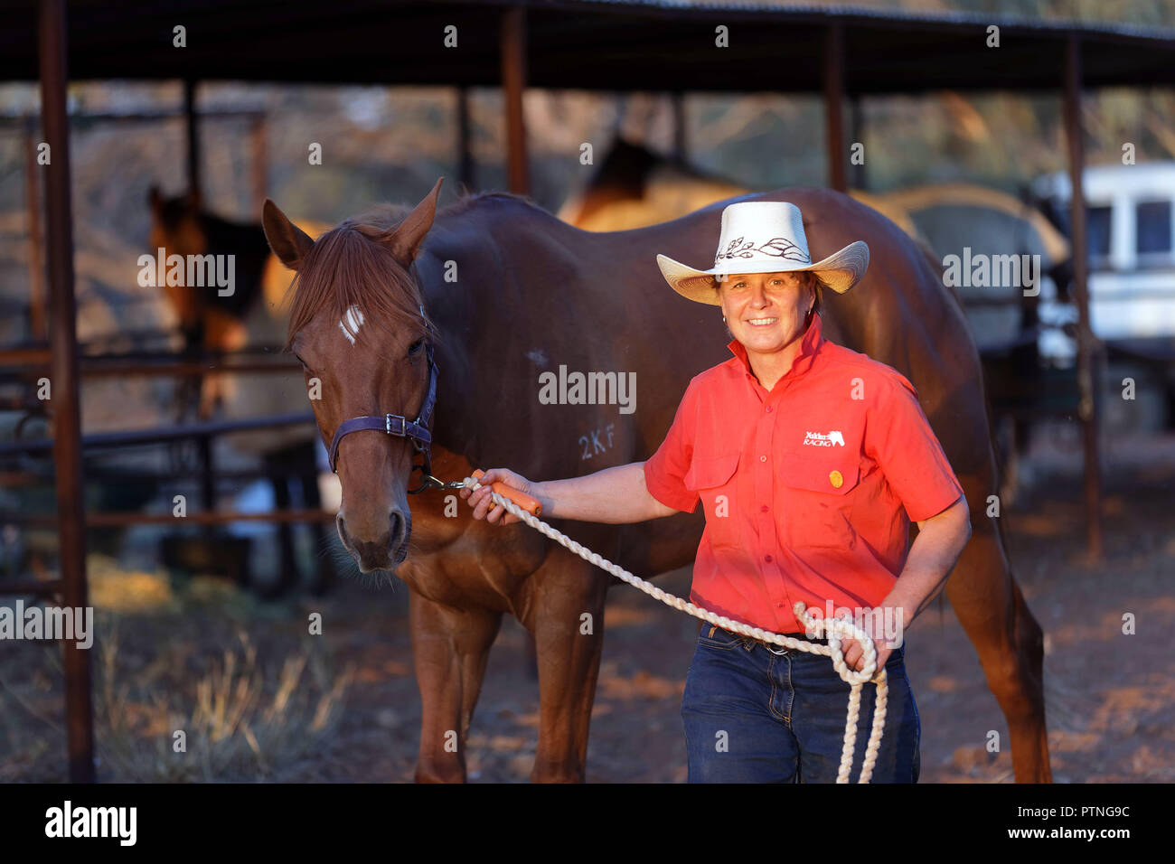 The 97th running of the annual bush races at Landor, over 1000km north ...
