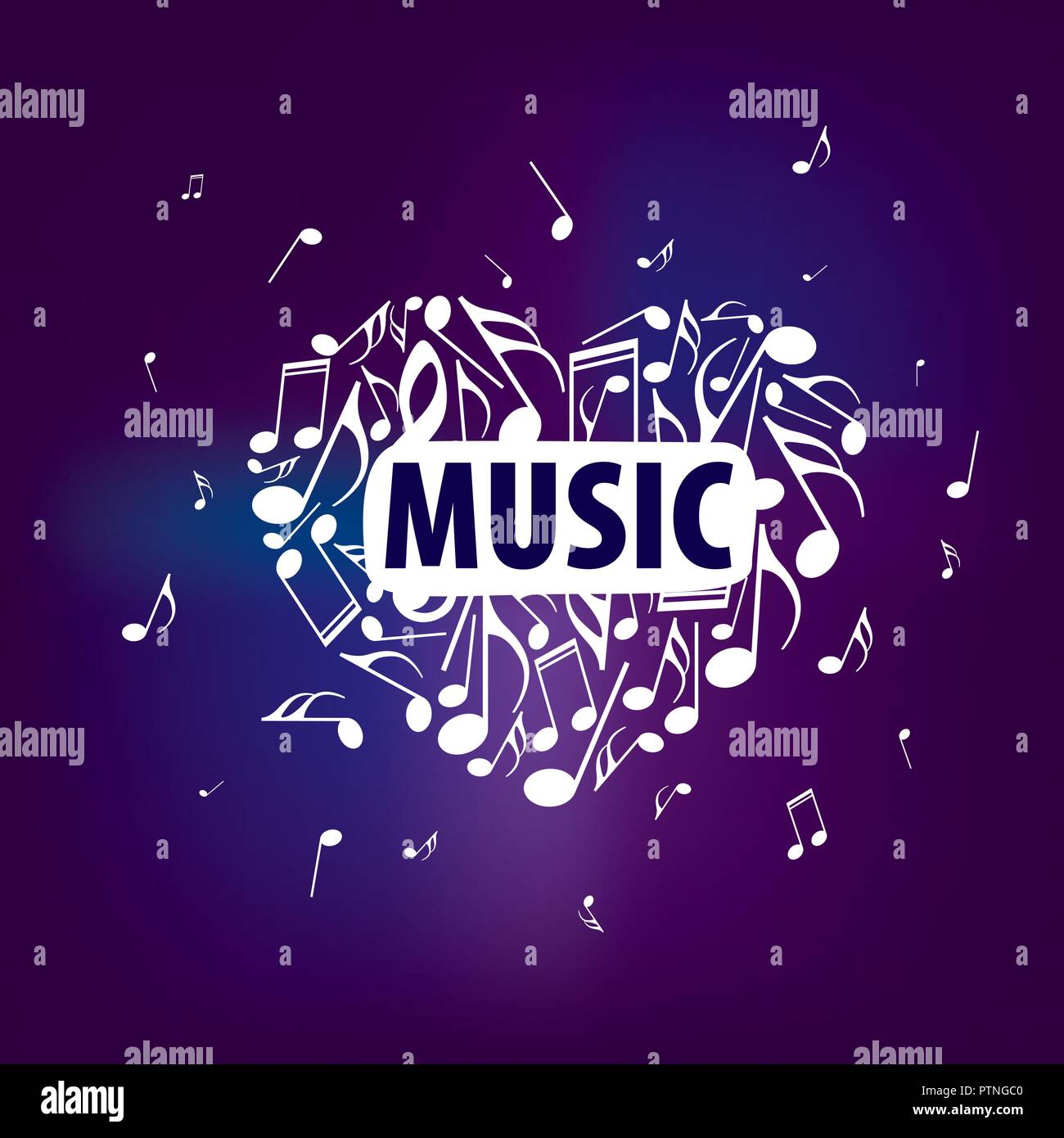 Vector sign music. Illustration of musical notes Stock Vector Image ...