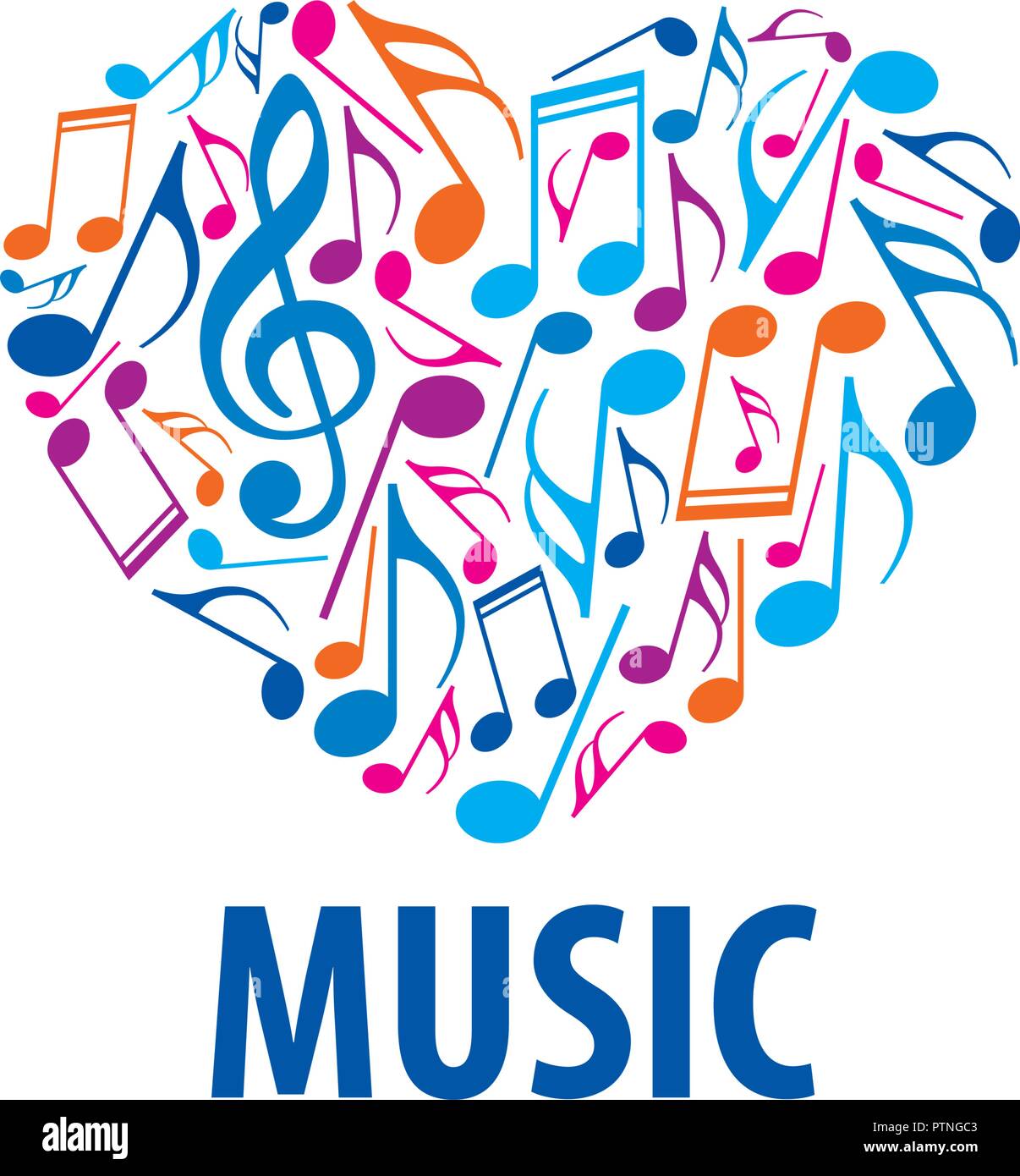 Vector sign music. Illustration of musical notes Stock Vector Image ...