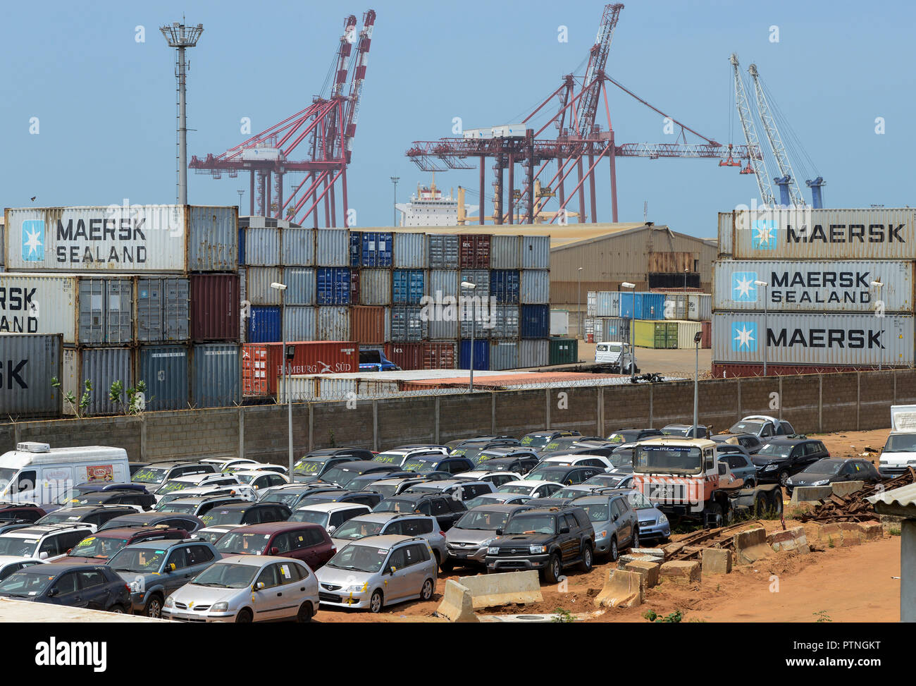 TOGO, Lome, port, PORT AUTONOME de LOMÉ (PAL), Container Terminal and ...