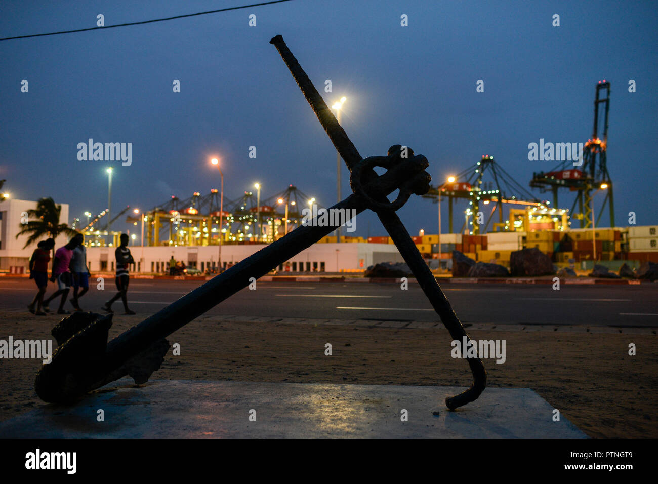 TOGO, Lome, LCT Lome Container Terminal, port Stock Photo - Alamy
