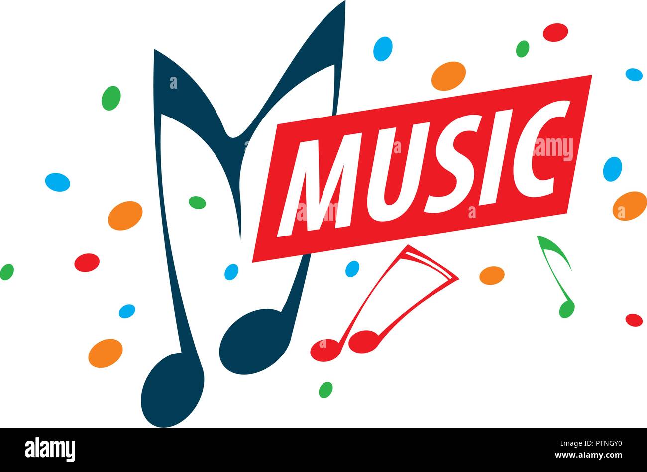 Vector sign music. Illustration of musical notes Stock Vector Image ...