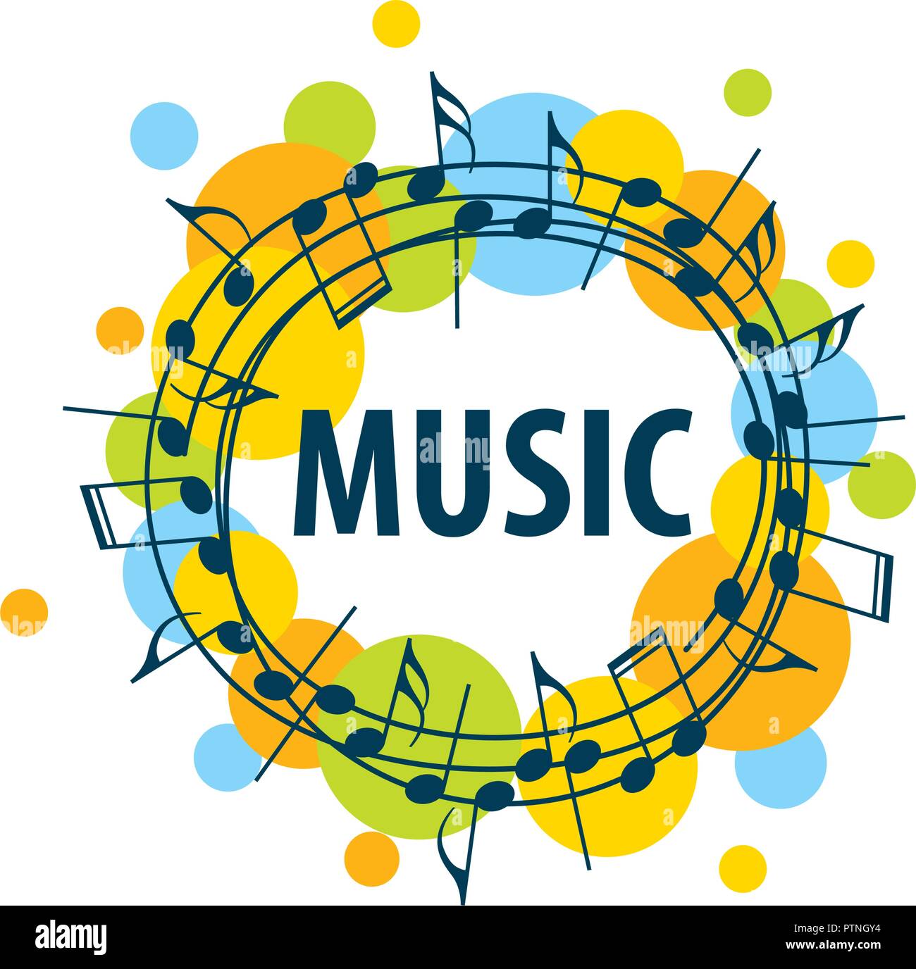 Vector sign music. Illustration of musical notes Stock Vector Image ...