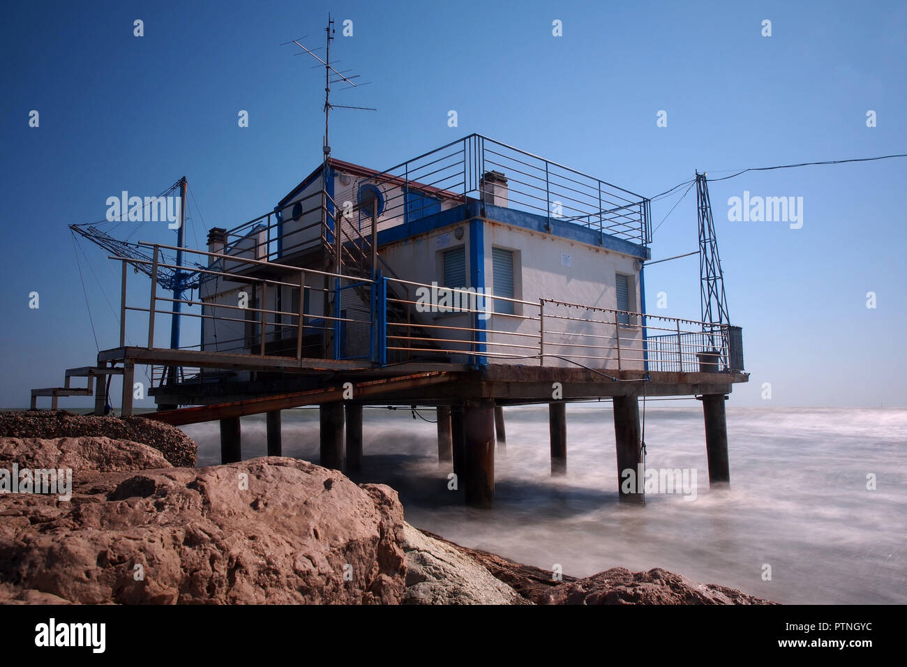Molo di Marina Romea, italy Stock Photo - Alamy