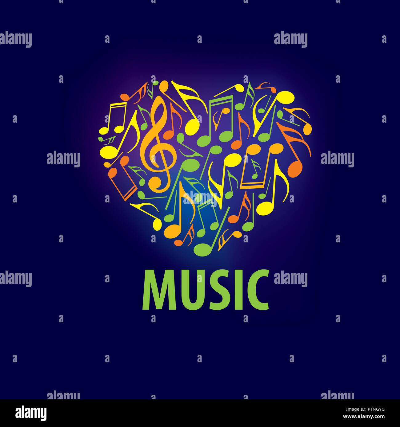 Vector sign music. Illustration of musical notes Stock Vector Image ...