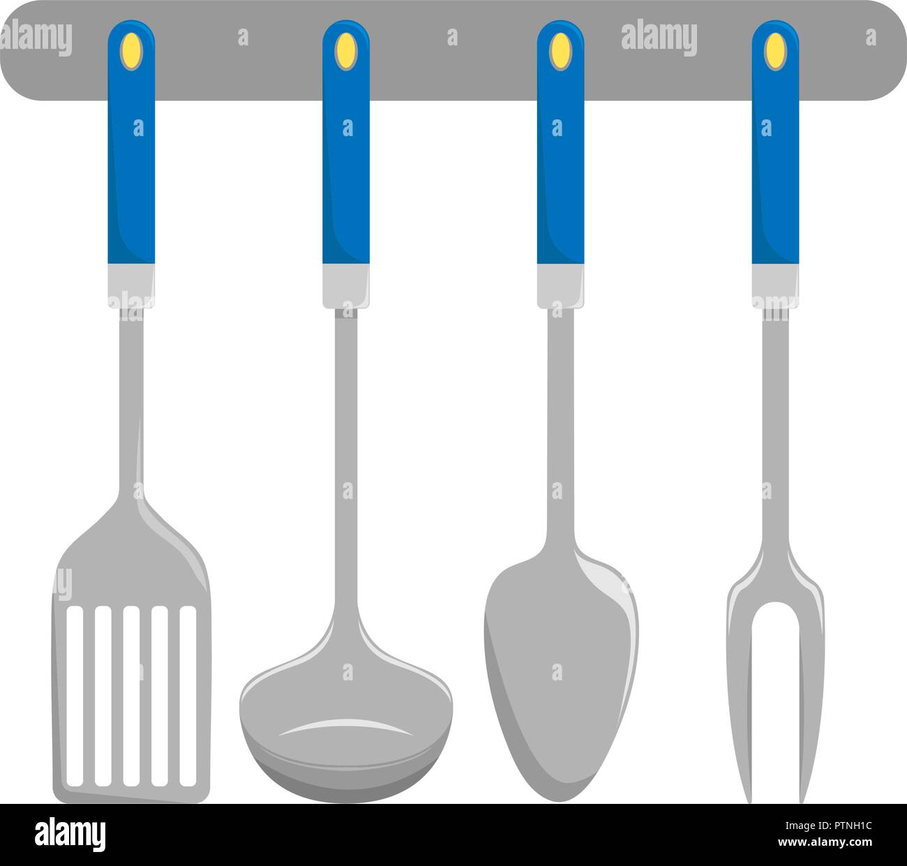 Set modern kitchen utensils Stock Vector Images - Alamy
