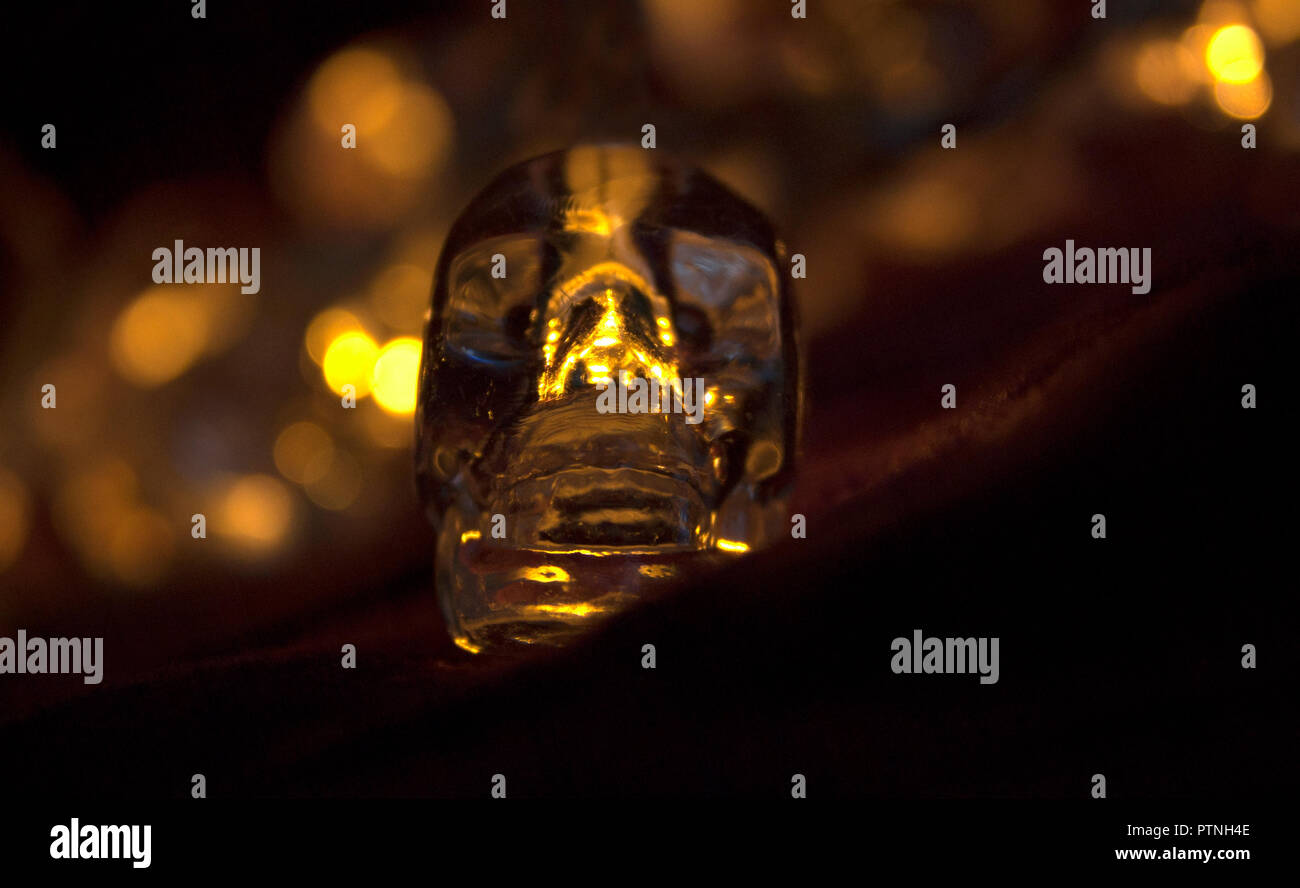 Human skull with light bulb hi-res stock photography and images - Alamy