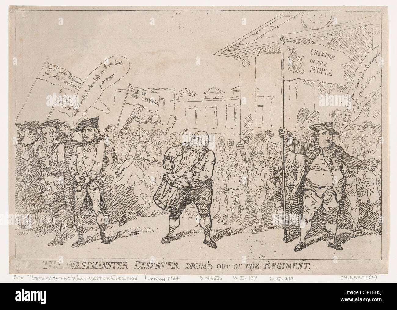 General election 1784 hustings covent hi-res stock photography and ...