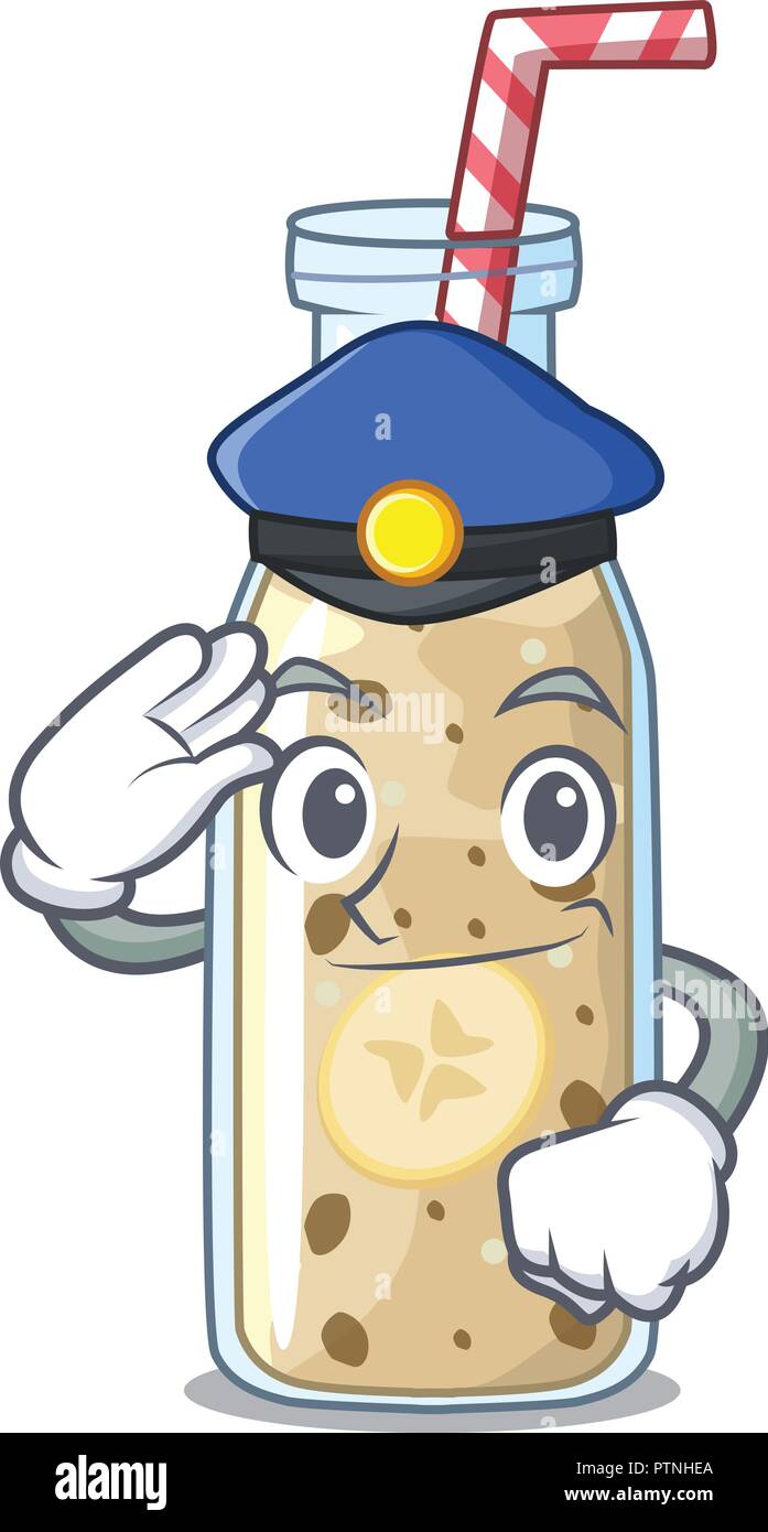 Police banana smoothie on a cartoon table Stock Vector Image & Art - Alamy