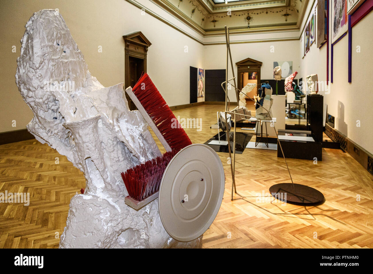 Exhibition hall with objects by Petr Pisarik (CTK Photo/Petr Salek ...