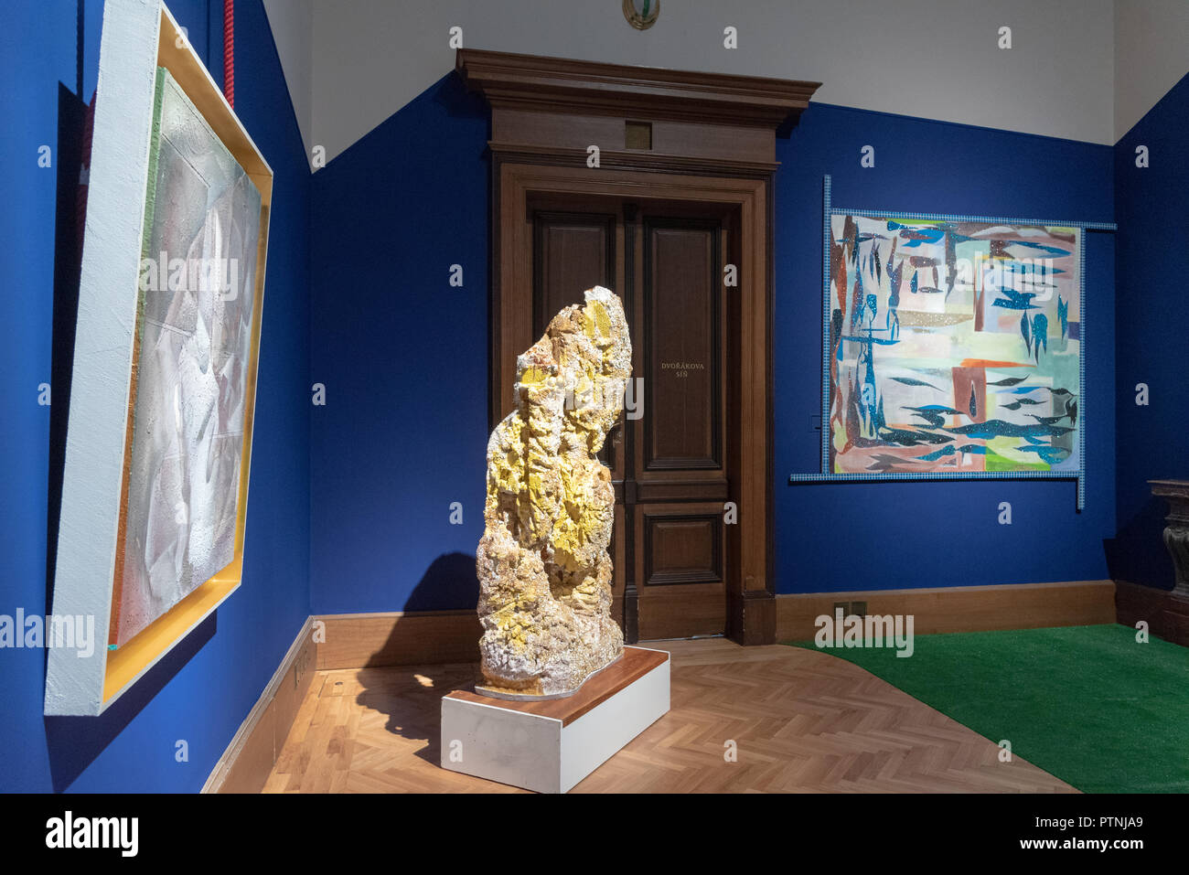 Exhibition hall with objects by Petr Pisarik (CTK Photo/Petr Salek ...