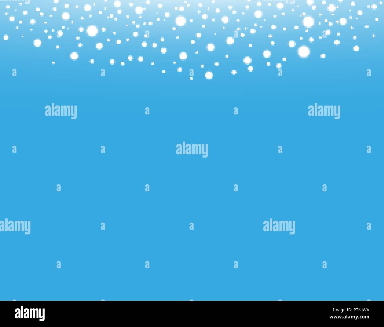 Vector falling snow effect isolated on transparent background with ...