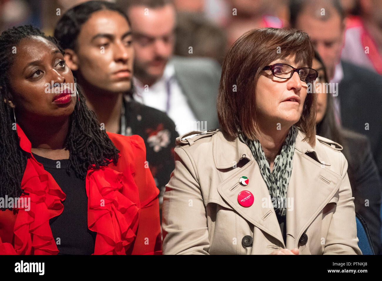 Dawn Butler MP and Karen Lee MP at the labour Party annual conference ...